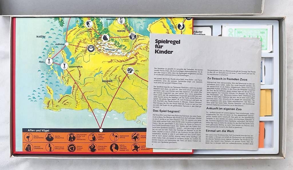 WILD LIFE EDITION CARLIT VINTAGE BRETTSPIEL LEOPARD VERSION (Gebraucht ...