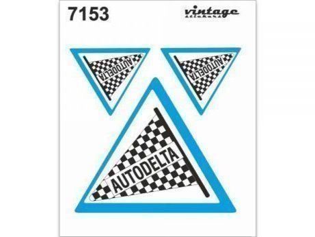 Autodelta Alfa Romeo Aufkleber 3teilig (Art. 7153) (Neu und ...