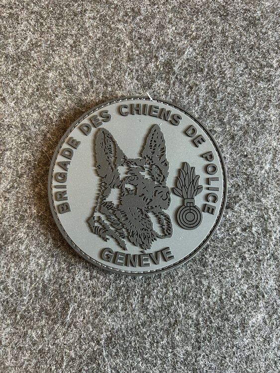 Patch, Police Genève, Brigade des Chiens de Police, grau (Gebraucht) in ...