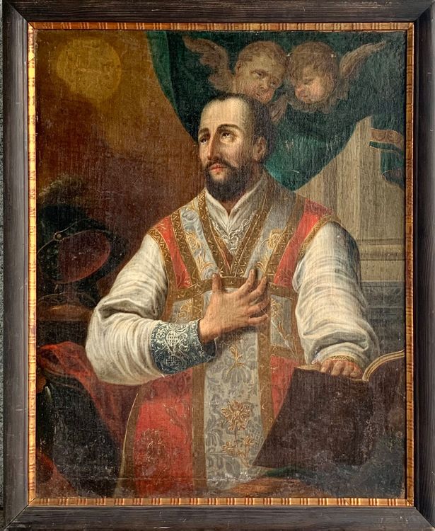 18.Jh. Priester im Gebet Antikes Gemälde (Gebraucht) in Root für CHF ...