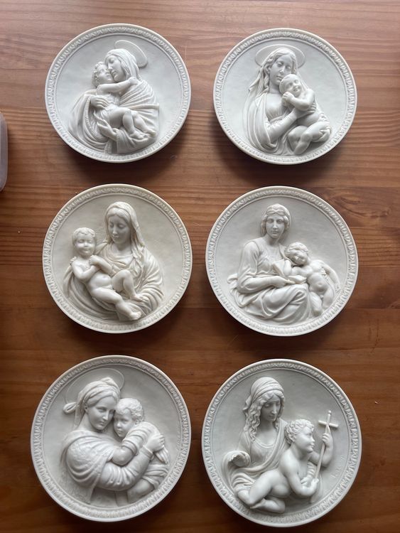 Madonna mit Kind 6 Stück weiss Meisterwerke der Madonnen (Gebraucht) in ...