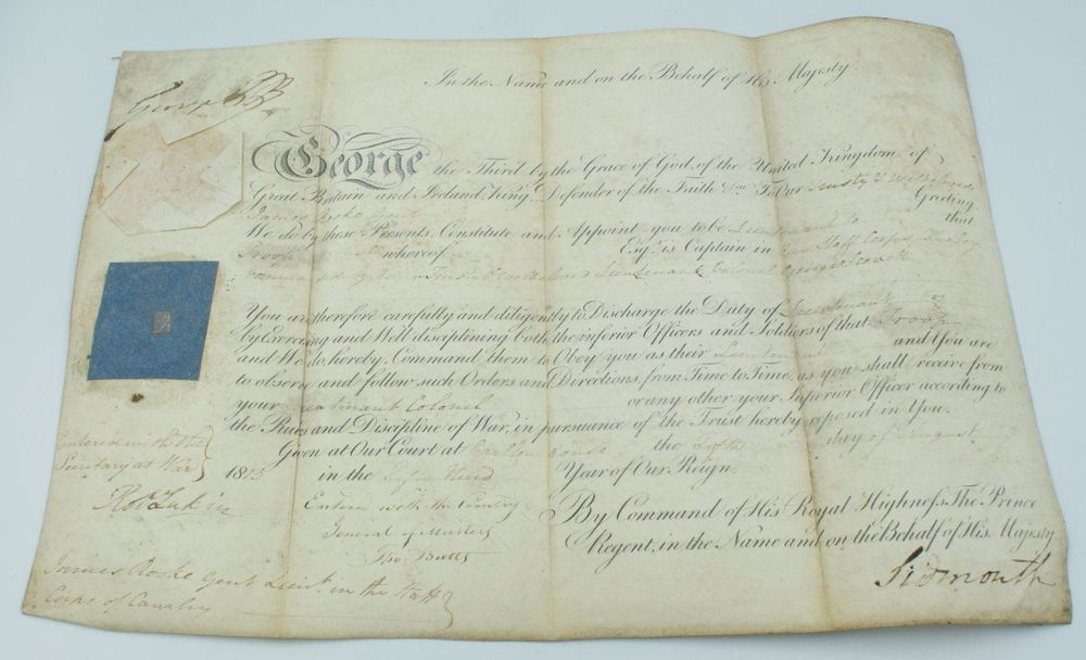 Antikes Dokument, George III & IV, 1813 | Kaufen auf Ricardo