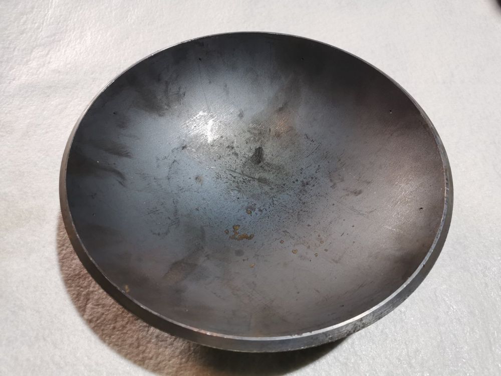 Eisenschale gewölbt , Schweiss-Deckel, , 273 x 7.0 mm (Neu (gemäss ...