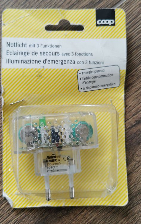 Neues Coop Notlicht mit 3 Funktionen - Energiesparend (Neu und ...