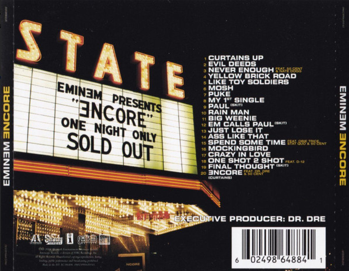 Eminem - Encore (Executive Producer – Dr. Dre) (Gebraucht) in Brunnen ...