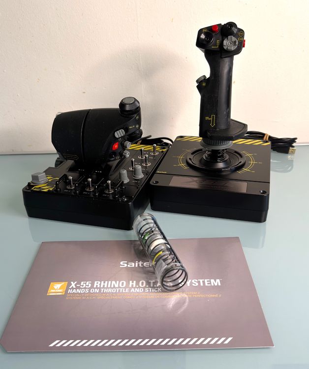 Joystick Saitek X-55 Rhino H.O.T.A.S | Kaufen auf Ricardo