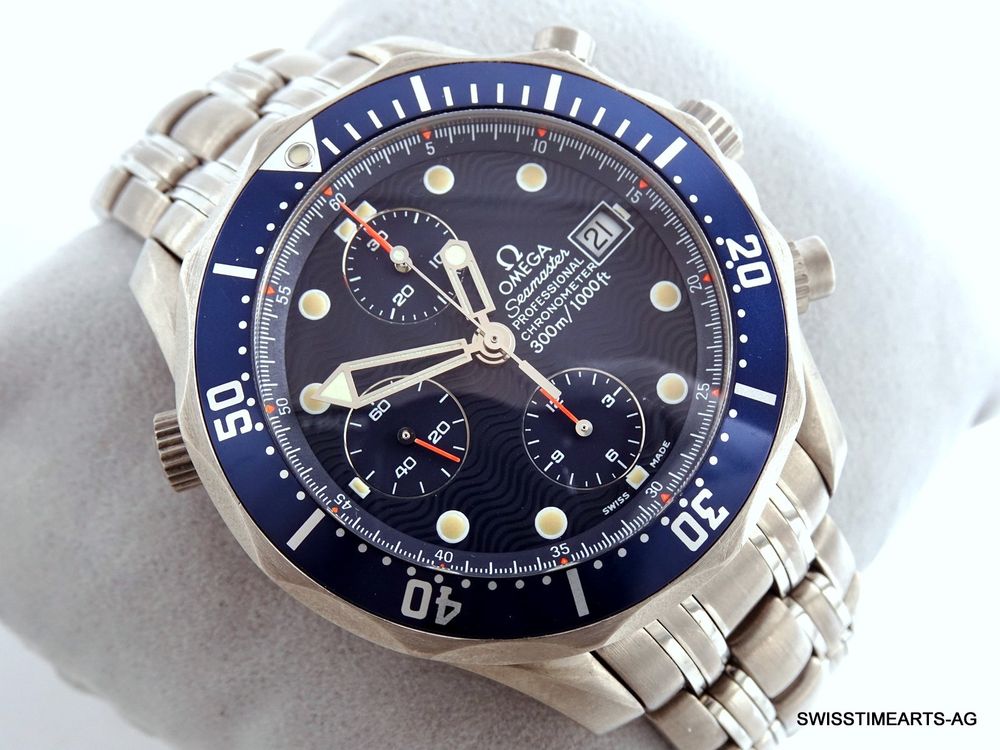 OMEGA SEAMASTER CHRONOMETER CHRONO 300M TITAN TAUCHERUHR (Gebraucht) in ...