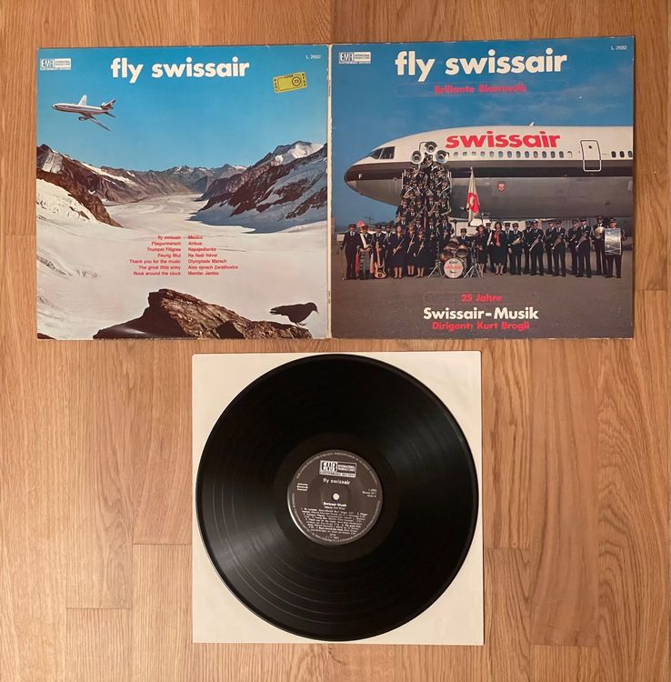 SWISSAIR "fly swissair" 25 Jahre Swissair-Musik Kurt Brogli (Gebraucht ...