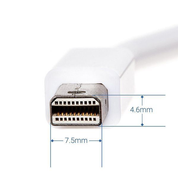 DisplayPort Mini DP-Stecker DVI-D Mini D (Neu und originalverpackt) in ...
