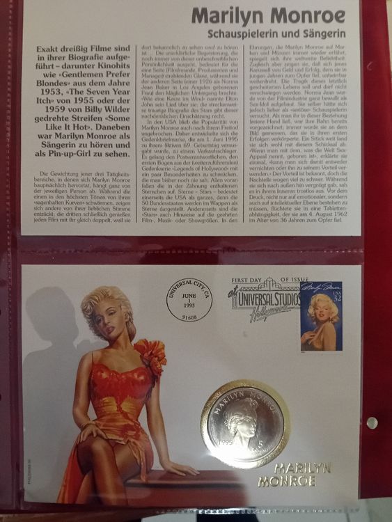Numisbrief Marilyn Monroe | Kaufen auf Ricardo