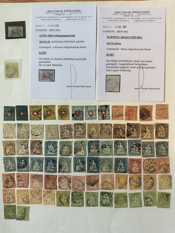 Immenser Posten ab Waadt 5, 12 Rayon, 63 Strubel, SBK 45700+ | Kaufen ...