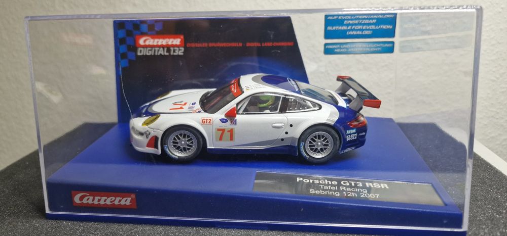 Carrera Digital 132 30409 Porsche GT3 RSR Tafel Racing 2007 (Neu und ...