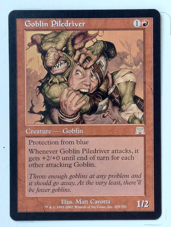 Mtg, Goblin Piledriver (Gebraucht) in für CHF 4 – mit Lieferung auf Ricardo kaufen