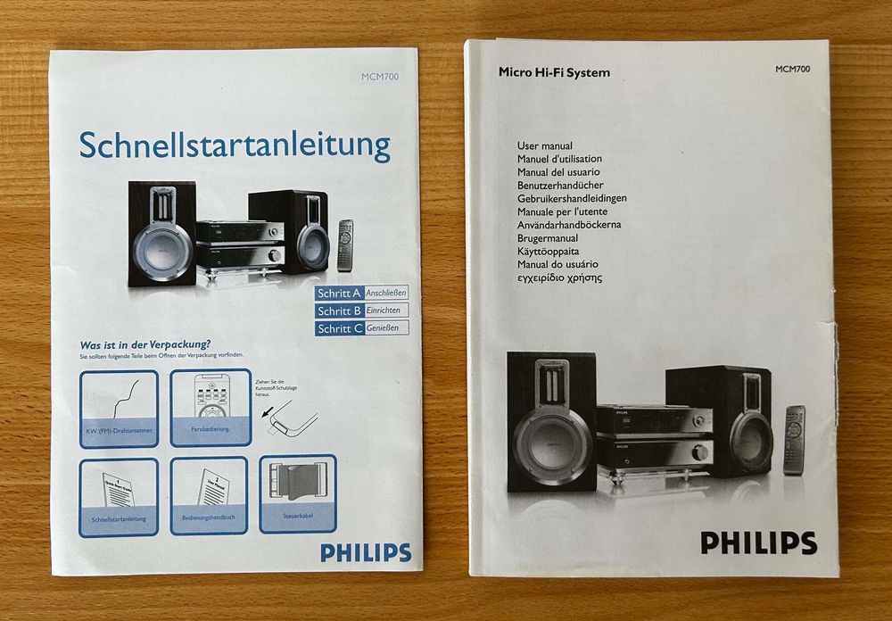 Philips System MCM/700 mit 2-Way Loudspeaker System (Gebraucht) in ...