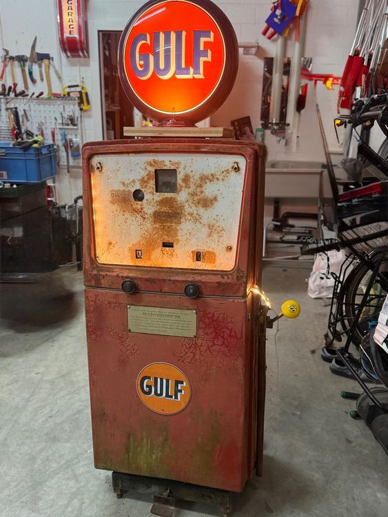 Tanksäule Gulf Shelf BP Moon Eyes Texaco (Gebraucht) in Sempach für CHF ...