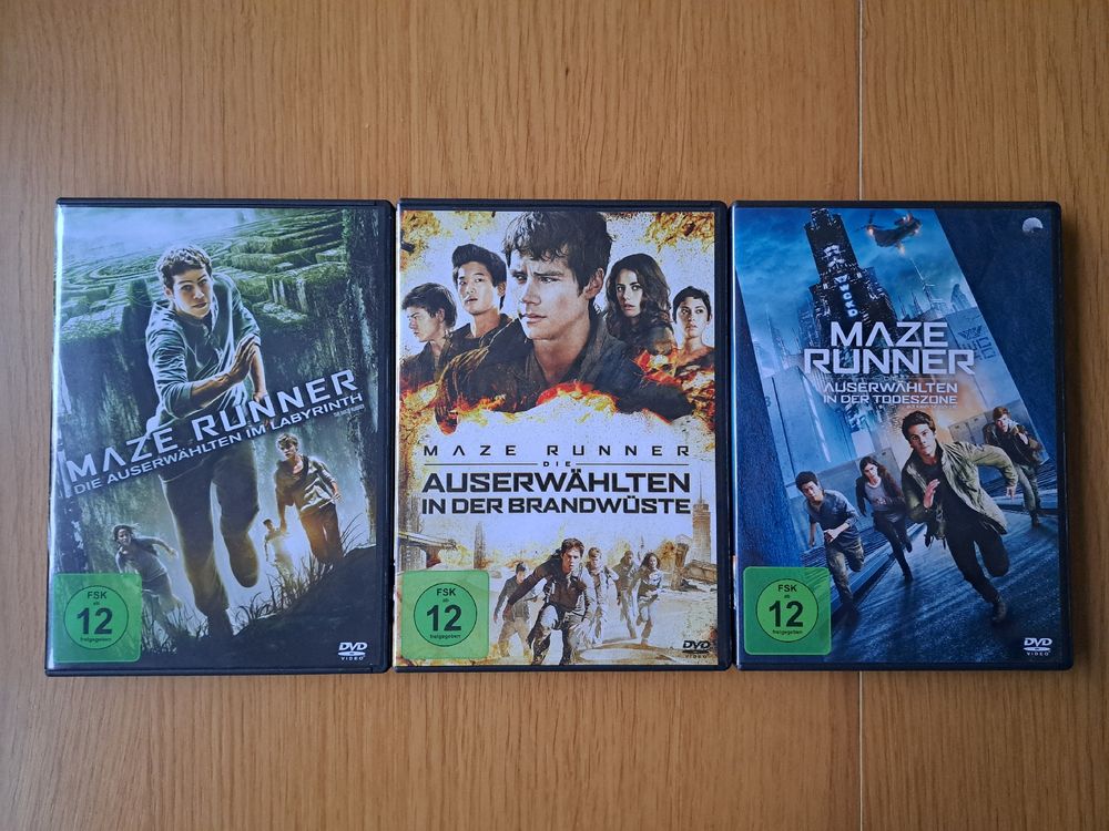 Maze Runner Trilogie DVD - Sci-Fi Action Abenteuer (Neu (gemäss ...