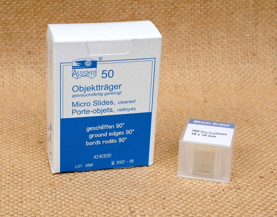 Mikroskop Objektträger und Deckgläser Set Mikroskopie Labor | Kaufen auf Ricardo