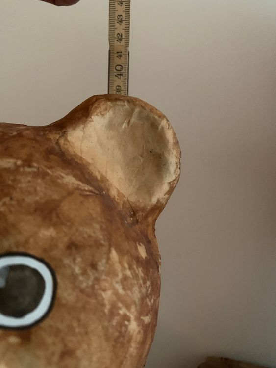 Bär Teddy Pappmache stehend | Kaufen auf Ricardo