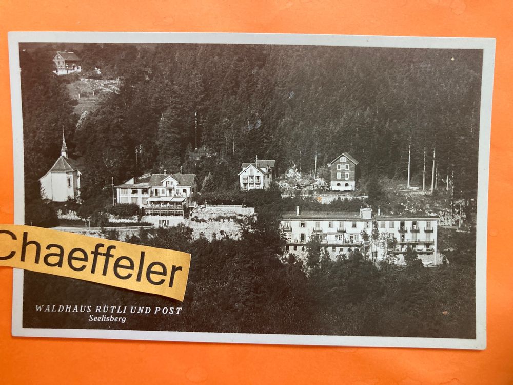 1936 Waldhaus Rütli und Post. Seelisberg (Gebraucht) in Zürich für CHF ...