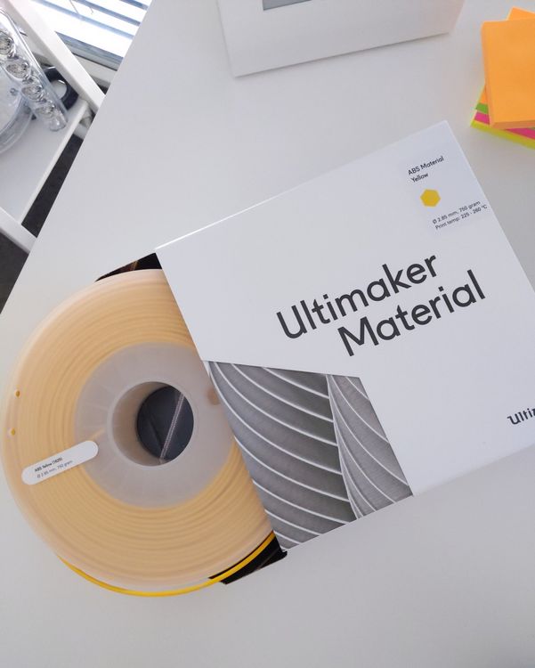 Ultimaker Material PLA 2.85m 3D Filament 750g - Yellow (Neu und ...