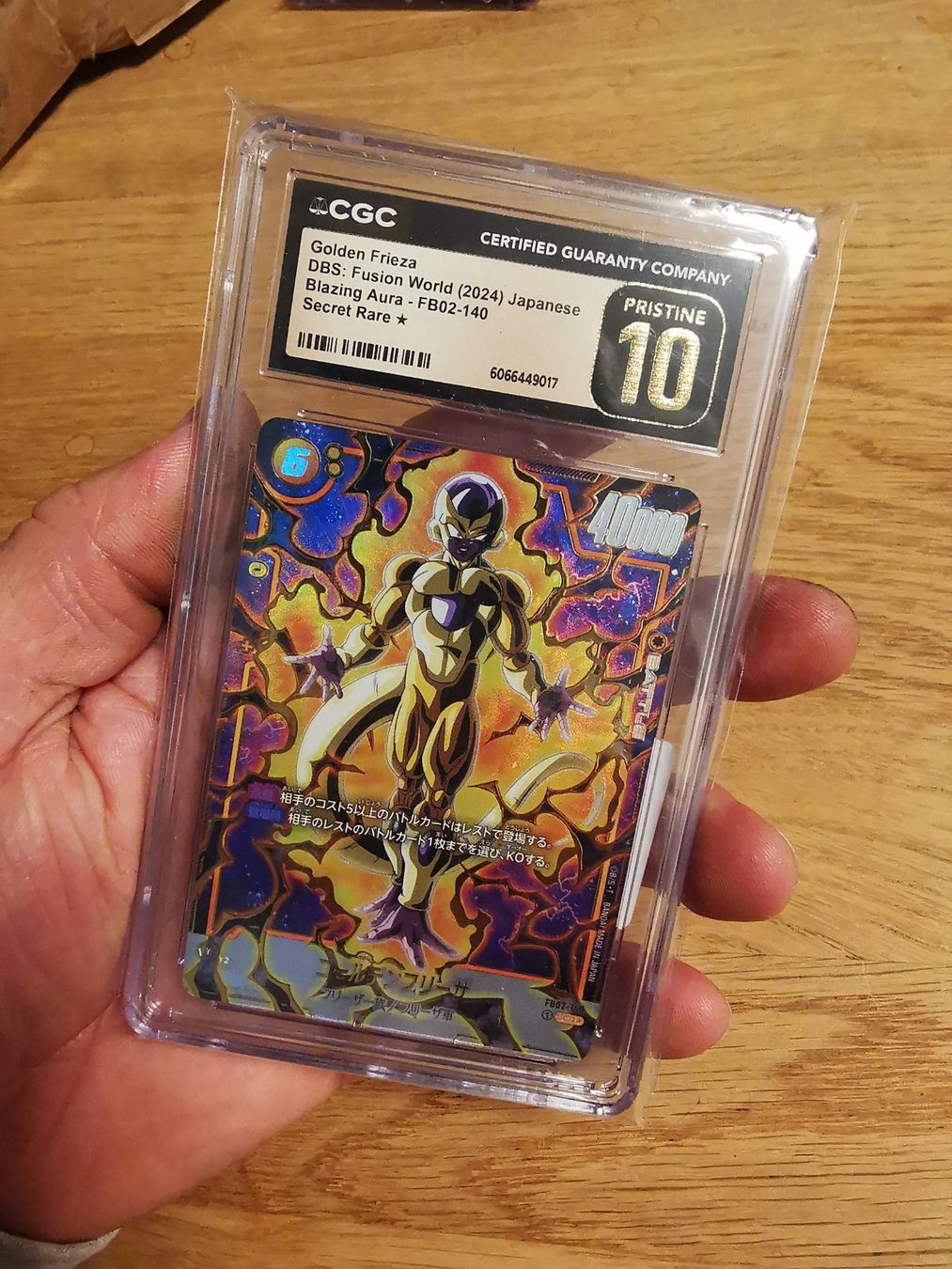CGC Pristine 10, Gold Label, Dragon Ball Fusion World Frieza (Gebraucht ...
