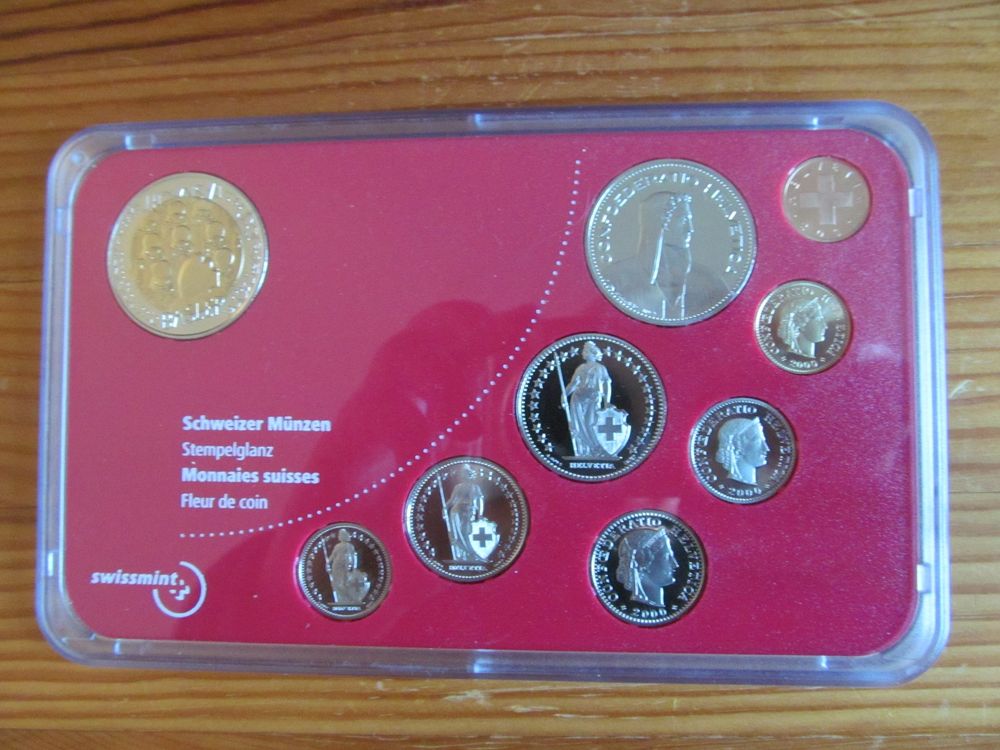CH-MUENZSATZ 2000,stgl. "BASLER FASNACHT" mit 5.-Fr.Sonderm. | Kaufen auf Ricardo