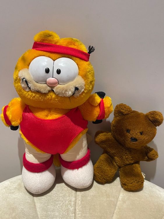GARFIELD 1978 PLÜSCHTIER GYM+ TEDDY 2-ER SET | Kaufen auf Ricardo