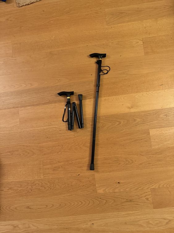 Gehstock Gehilfe faltbar, grössenverstellbar (Neu und originalverpackt ...