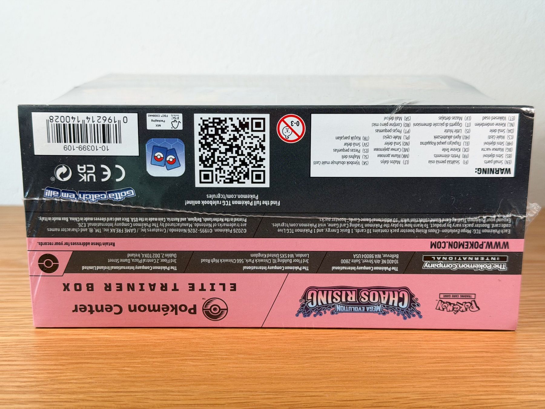 Pokémon Chaos Rising Pokémon Center Elite Trainer Box ETB EN (Neuf avec ...