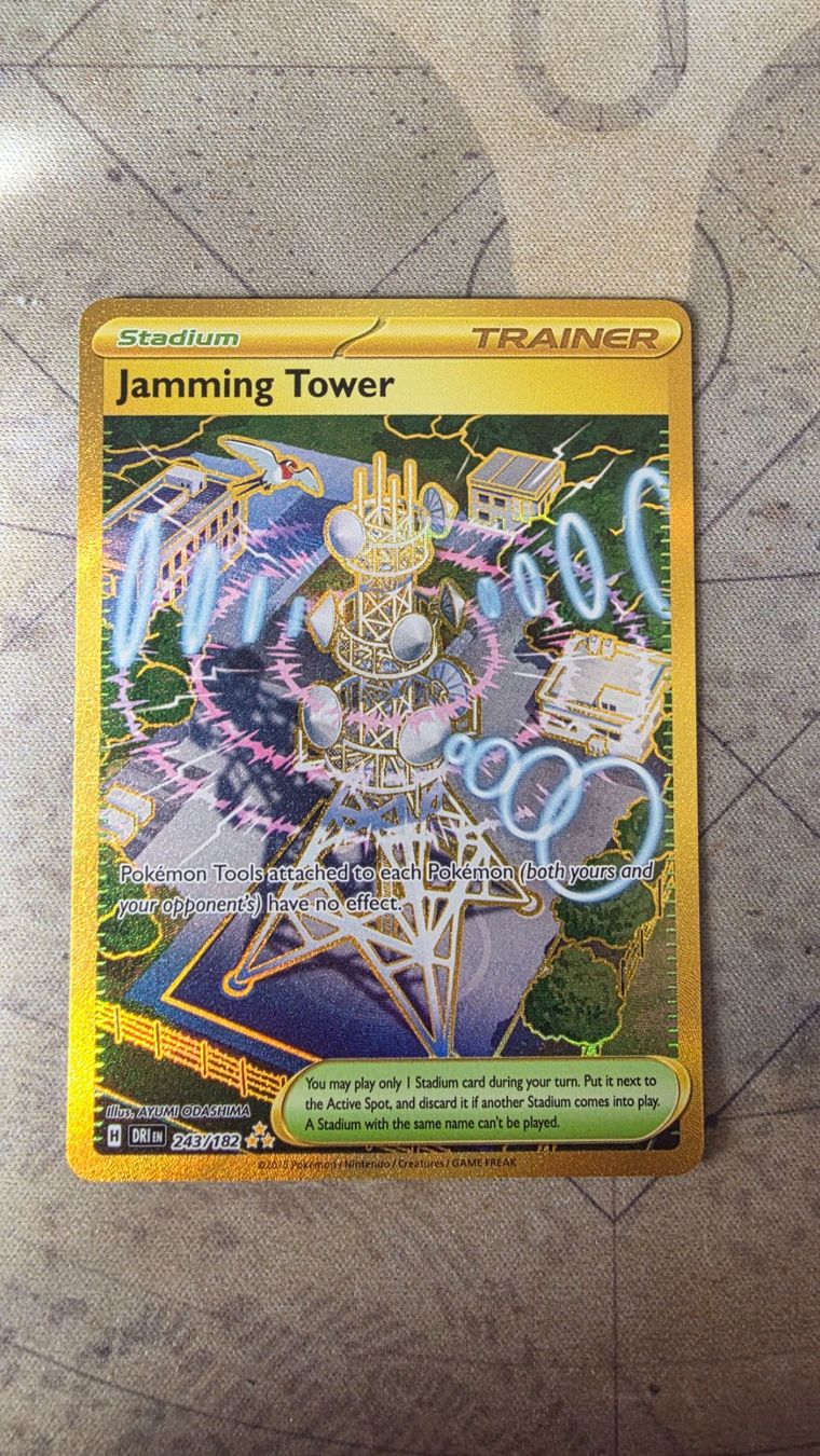 Jamming Tower - 243/182 EN - NM/Mint - Destined Rivals (Neu (gemäss ...