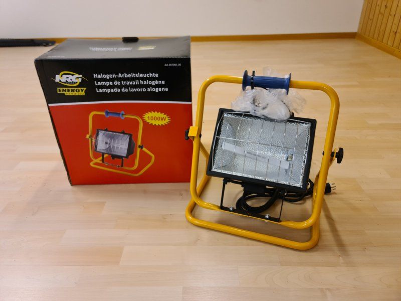 neuer 1000W Halogen-Strahler von NRG 1.- | Kaufen auf Ricardo