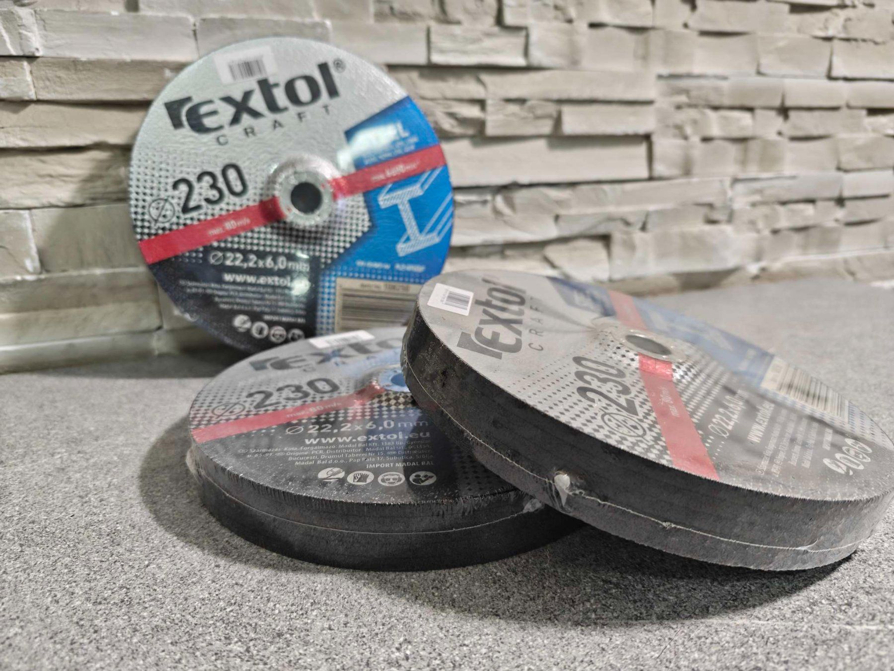 15 x Schruppscheibe Metall für Winkelschleifer Flex 230 mm (Neu (gemäss ...