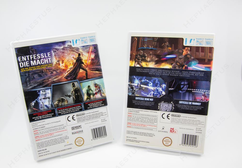 Star Wars: The Force Unleashed I & II Doppelpack Wii (Gebraucht) in Effretikon für CHF 23 – mit ...