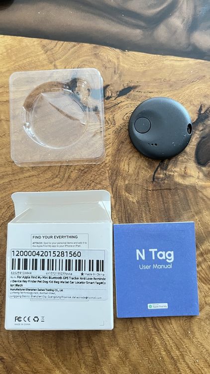 AirTag Smart Tag Global Locator Mini GPS Tracker black (Neu und ...