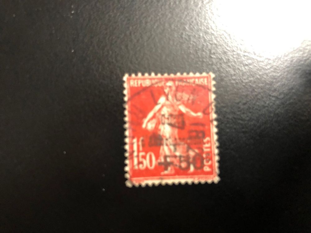 1 timbre oblit. 1931 selon photo France (Gebraucht) in Charmey (Gruyère) für CHF 12 – mit ...