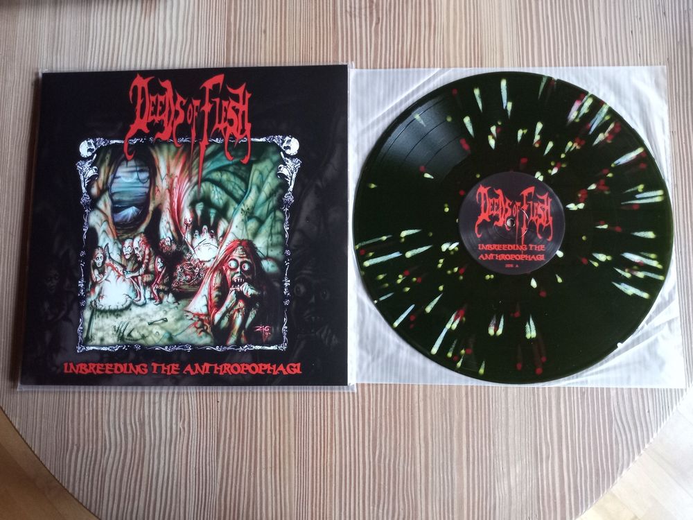 Deeds Of Flesh-Inbreeding The Anthropophagi 12'' Vinyl LP (Neu (gemäss ...