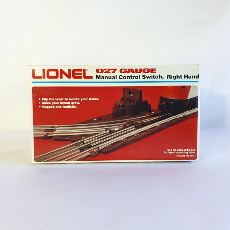 Lionel O27 Gauge 6-5022 Manual Control Switch Right Hand (Neu und ...