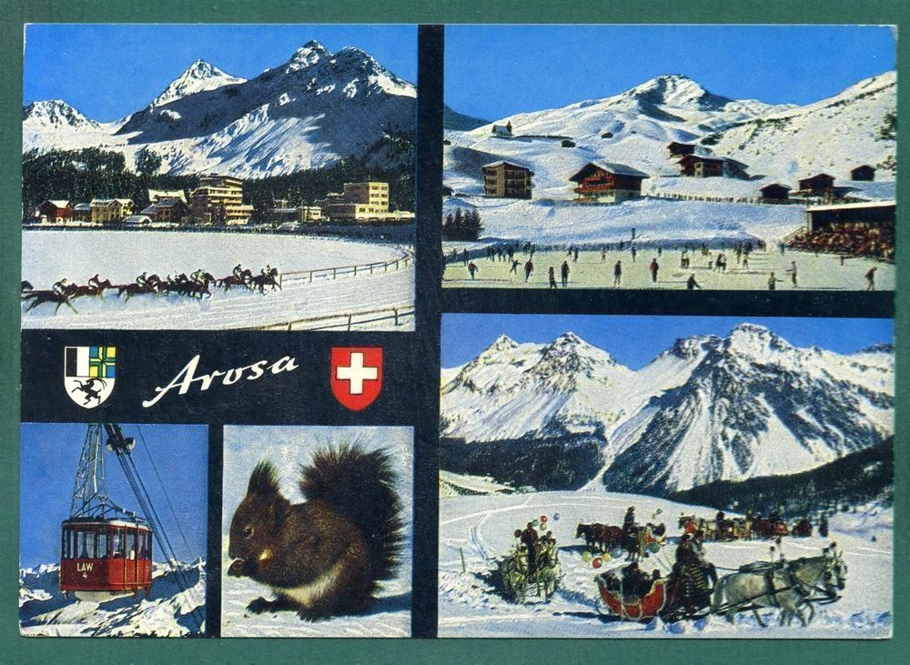 Arosa, Mehrbilderkarte, 1978 (Gebraucht) in Sargans für CHF 1 – mit Lieferung auf Ricardo kaufen