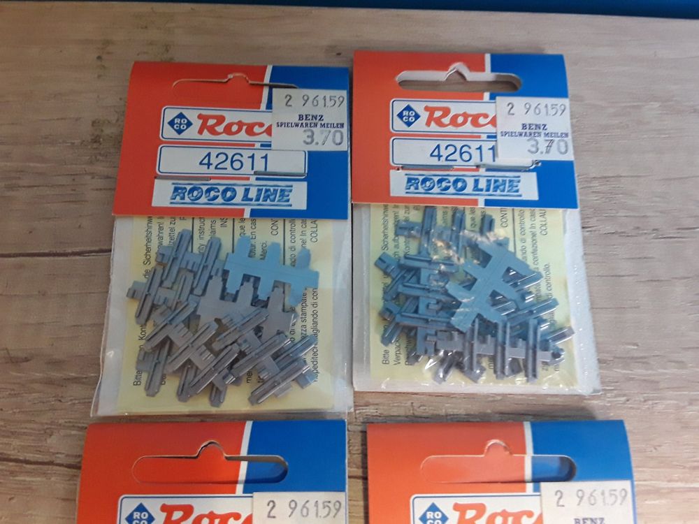 Modellbahn Roco 42611 _ Isolier Schienenverbinder _ Spur H0 (Neu ...