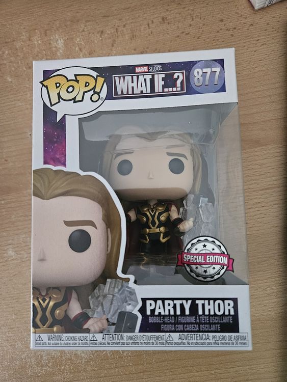 Funko Pop Party Thor #877 Edizione Speciale (Neu (gemäss Beschreibung ...