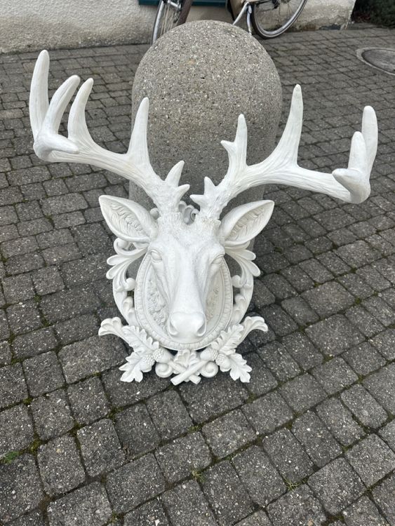 Stylish Faux Deer Head Wall Mount - Chic Home Decor (Gebraucht) in ...