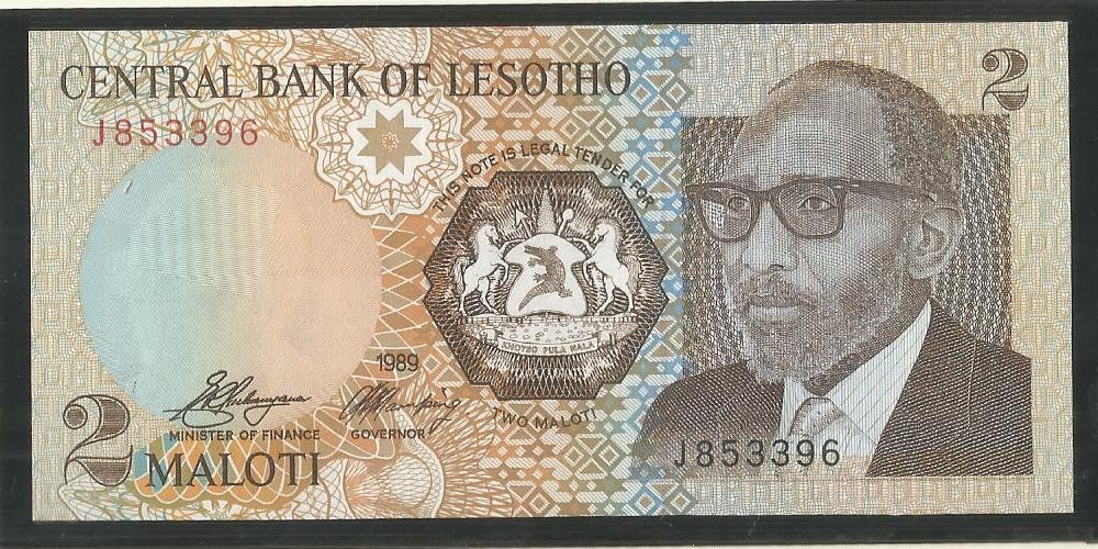 ** BANKNOTE: 2 MALOTI - LESOTHO 1982 - BANKFRISCH ** | Kaufen auf Ricardo