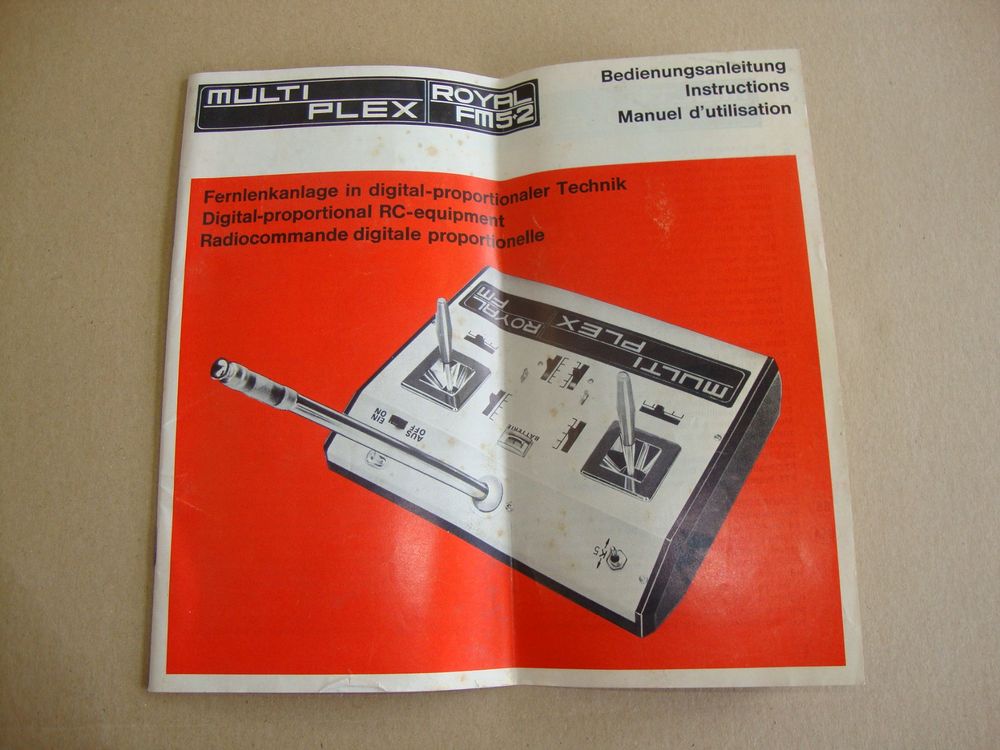 40 MHz Fernsteuerung Royal FM5+2 von Multiplex | Kaufen auf Ricardo