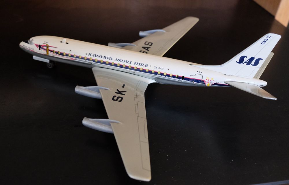 Blechspielzeug Flugzeug DC-8 SAS ca. 1960 | Kaufen auf Ricardo