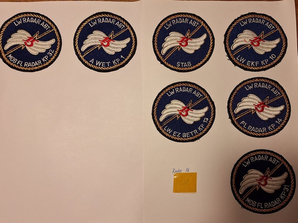 Badge/ Patch/ Abzeichen LW Radar Abt (Gebraucht) in Münsingen für CHF ...