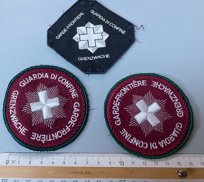 Grenzwache Schweiz - Aermel-Aufnäher, Patch, Batch (Neu (gemäss ...