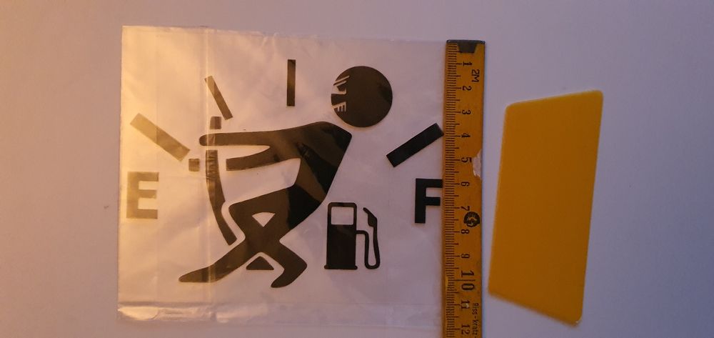 Auto, Tacho Tattoo, Car Sticker, Benzin, Hybrid, Car tuning (Neu und ...