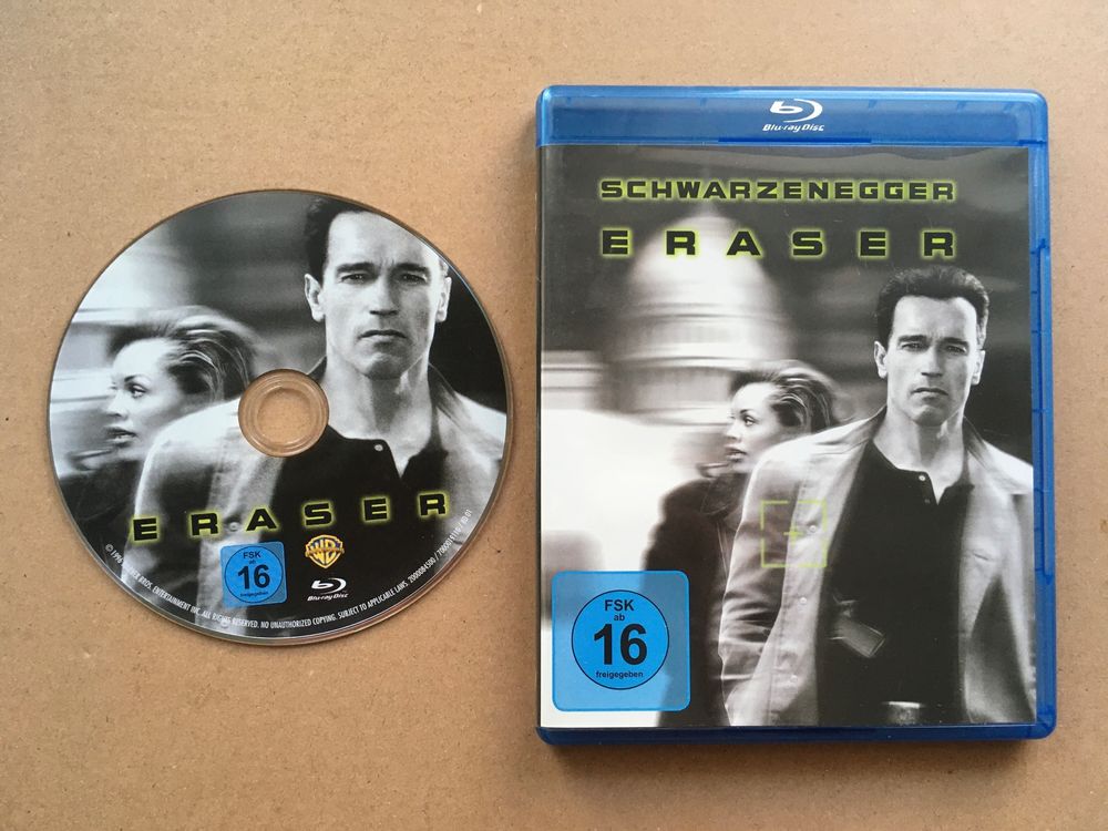 Schwarzenegger - Eraser [Blu-ray] (Gebraucht) in St.Gallen für CHF 5.9 – mit Lieferung auf ...