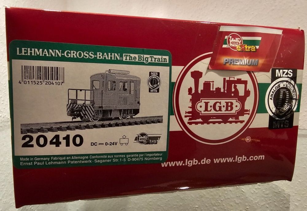 LGB 20410 RhB Traktor TM 2/2 Rangierlok Digital MZS MTS (Gebraucht) in ...