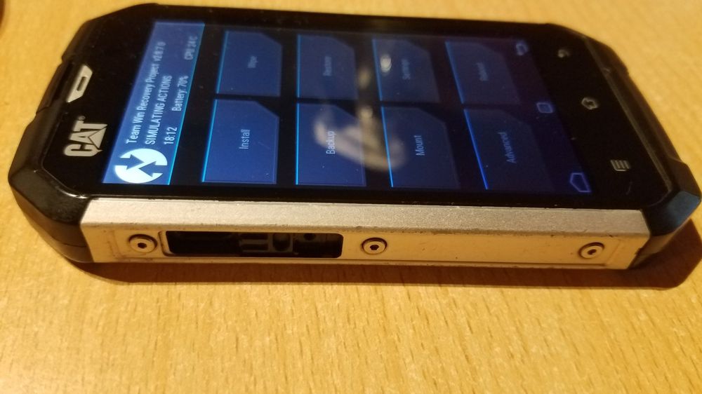 Caterpillar CAT B15Q Handy mit TWRP Smartphone (Gebraucht) in Brittnau ...